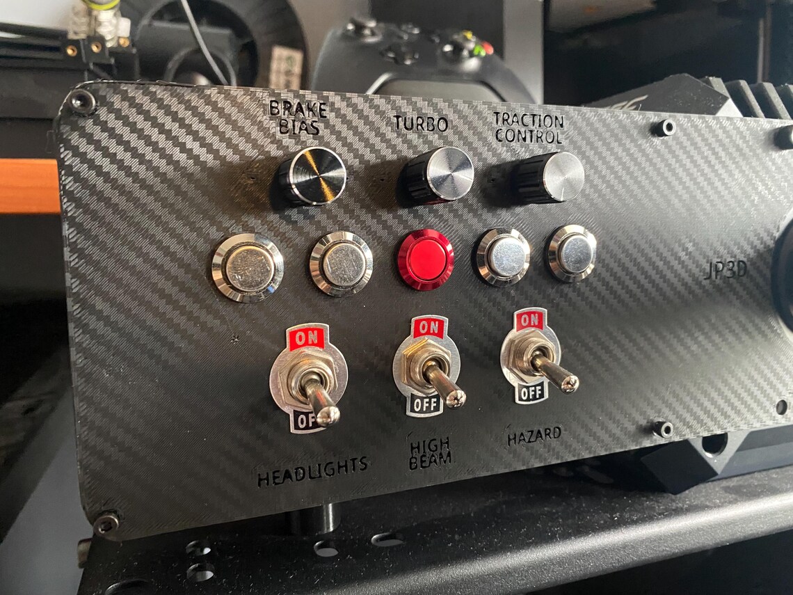 Fanatec CSL DD Large Button Box / STL Files / 3D Print Sim Racing ...