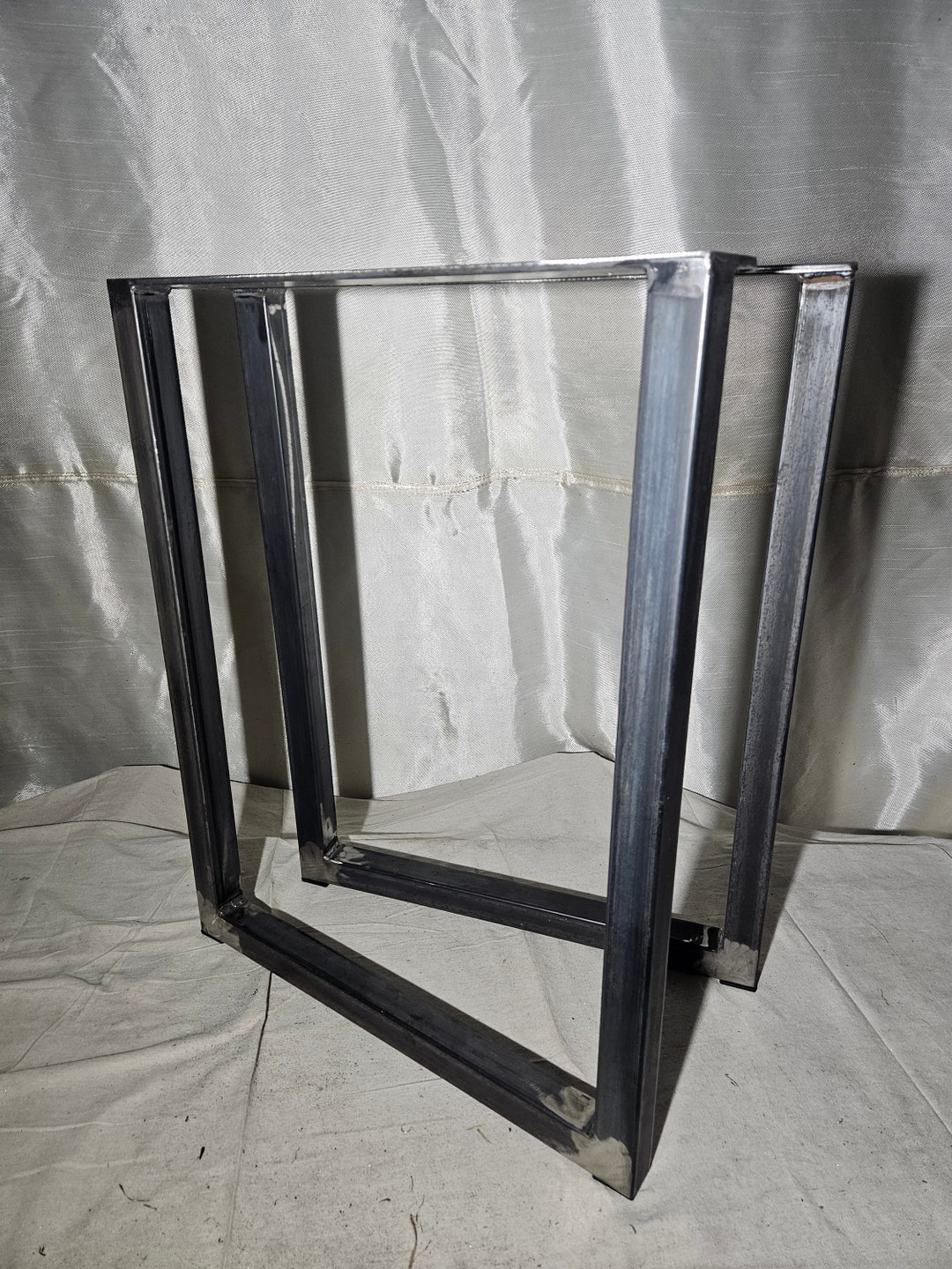 Metal U Shape Legs set of 2, 28 High and 22 Wide, Black Ready to Ship ...