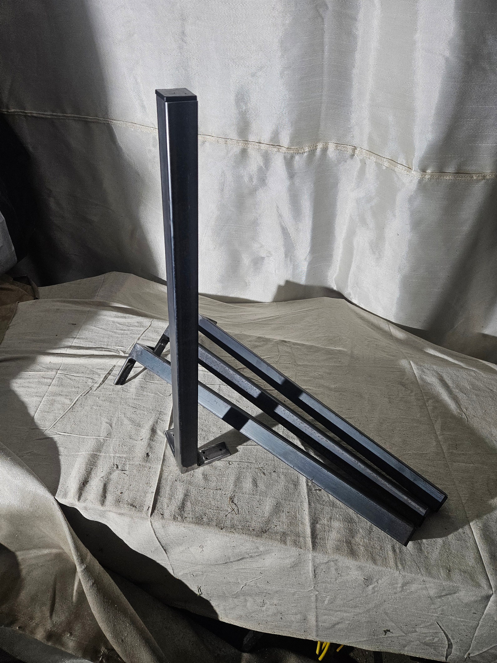 Metal Table Legs Furniture Legs Table Leg Straight Square Steel Single ...