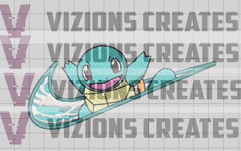 Squirtle Embroidery Design - Etsy