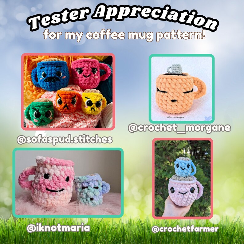 2 in 1 Coffee Mug Crochet Pattern, No Sew, With Video Tutorial, Cute ...