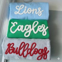 Personalized Team Mascot Bow Shirt: School Spirit T-shirt - Etsy