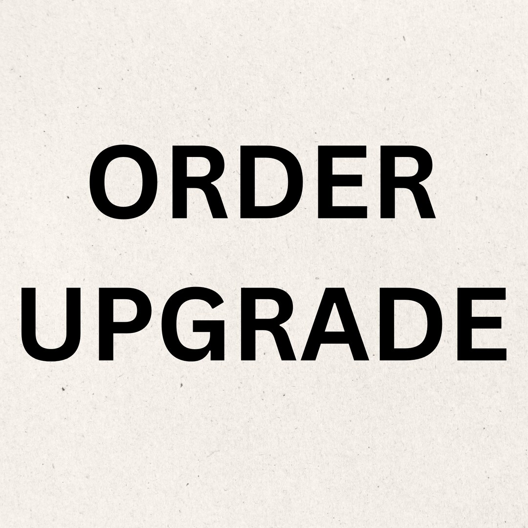 Order Upgrade, Add-on Items - Etsy