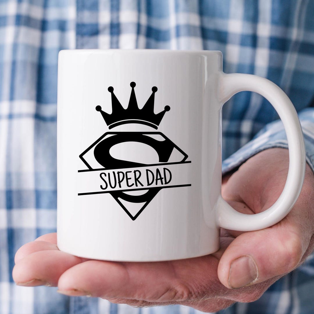 Super Dad Mug Fathers Day Gift, Best Dad Ever Coffee Mug, Gift for ...
