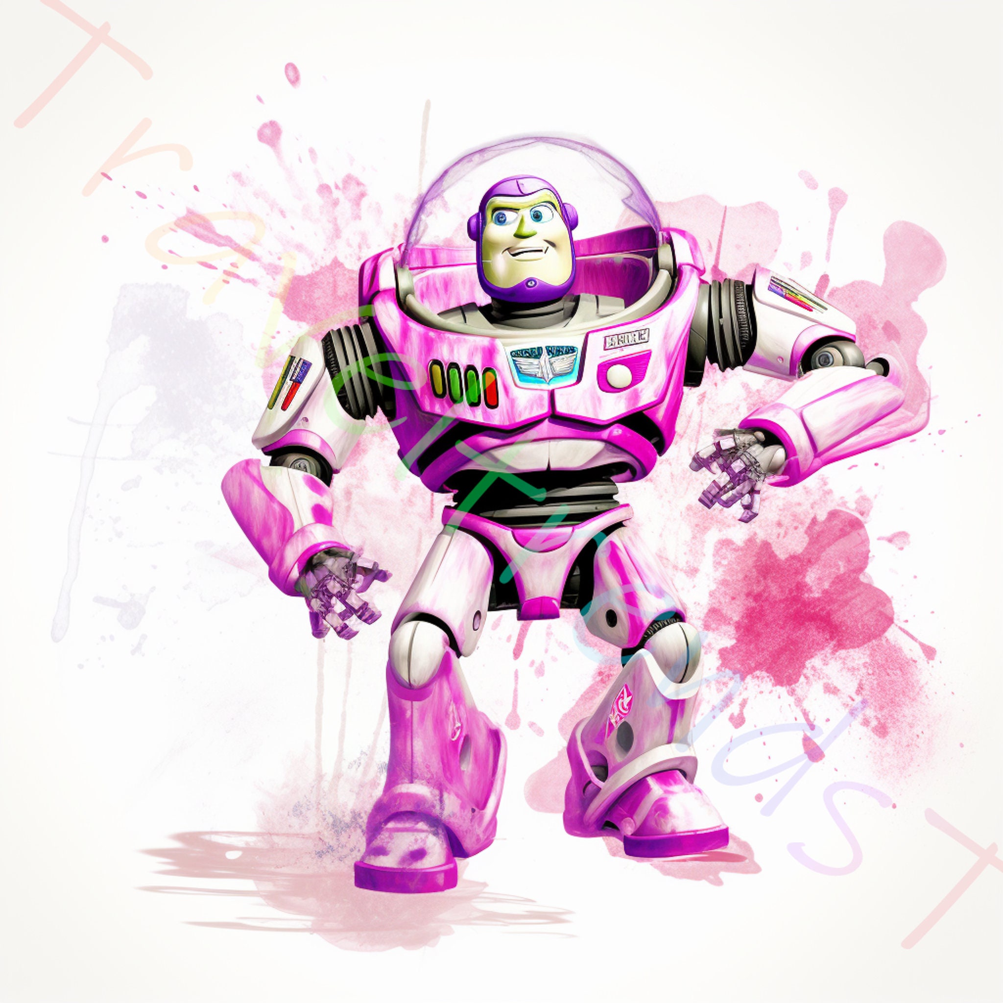 Pink Buzz Lightyear,buzz Lightyear Clipart,toy Story Png,birthday Png ...