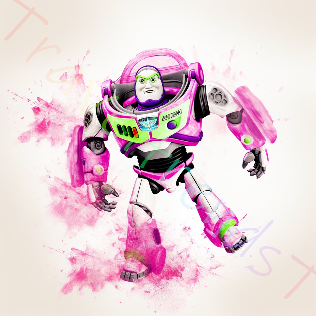 Pink Buzz Lightyear,buzz Lightyear Clipart,toy Story Png,birthday Png ...