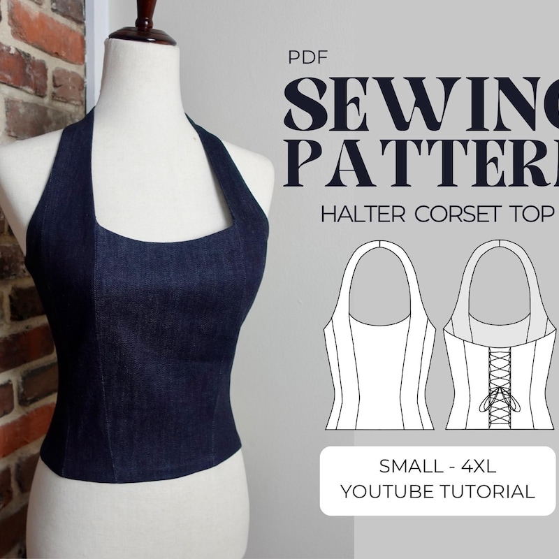 Halter Corset Leather Top - Etsy