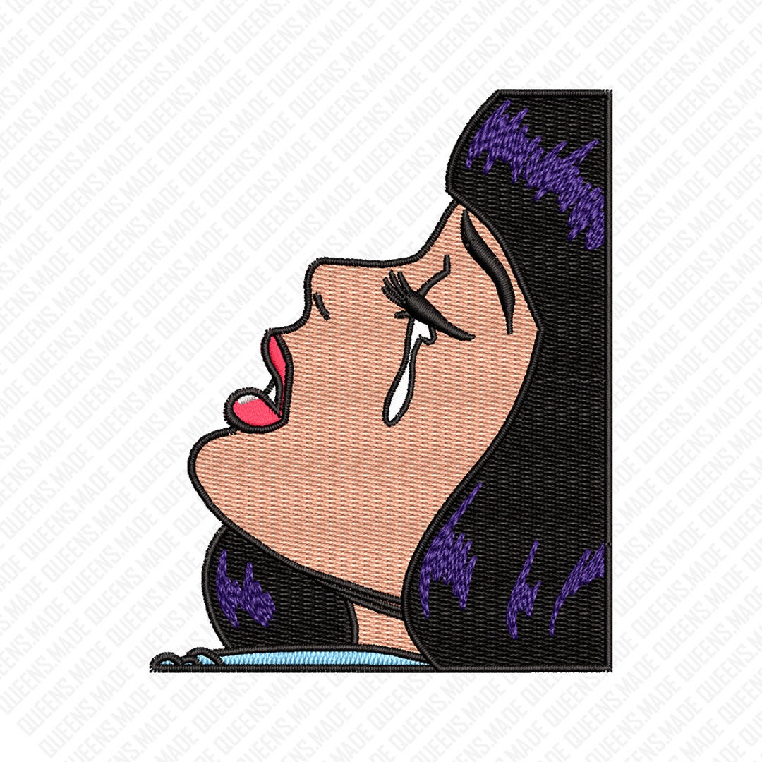 Embroidery Girl Machine File Design Crying Drama Queens Made - Etsy