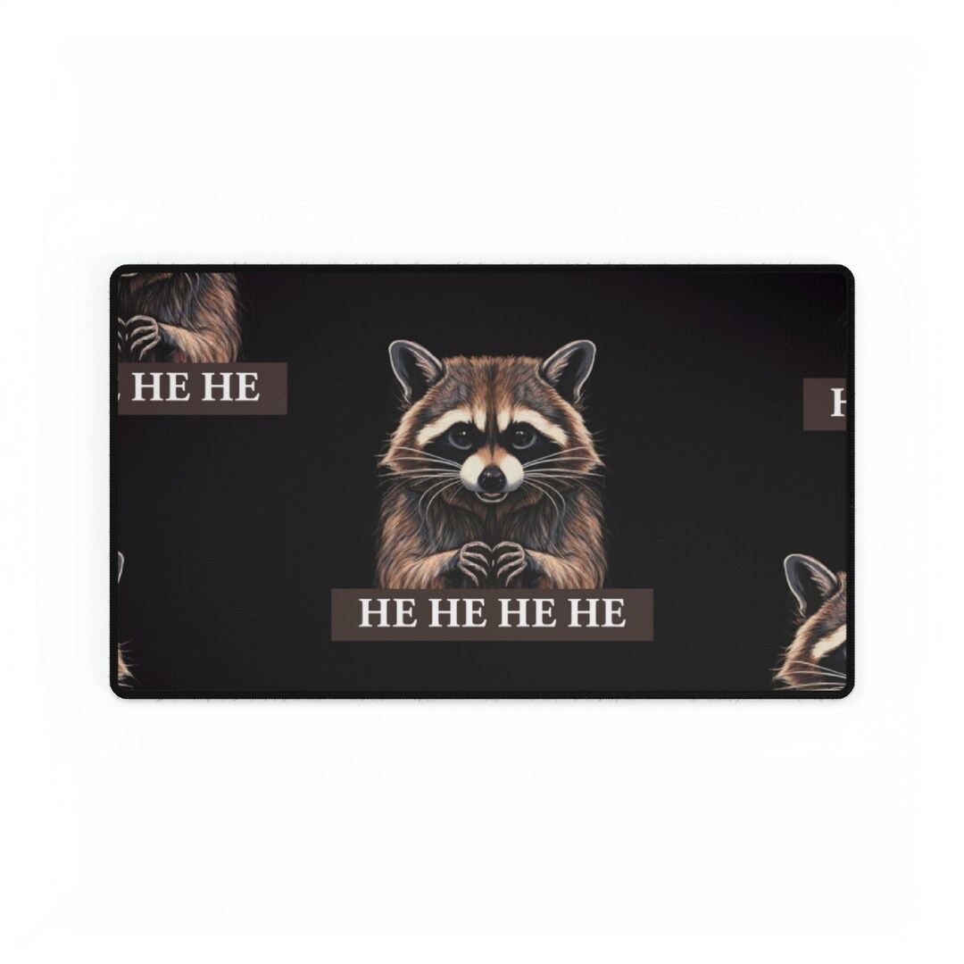 Raccoon Meme Desk Mats - Etsy