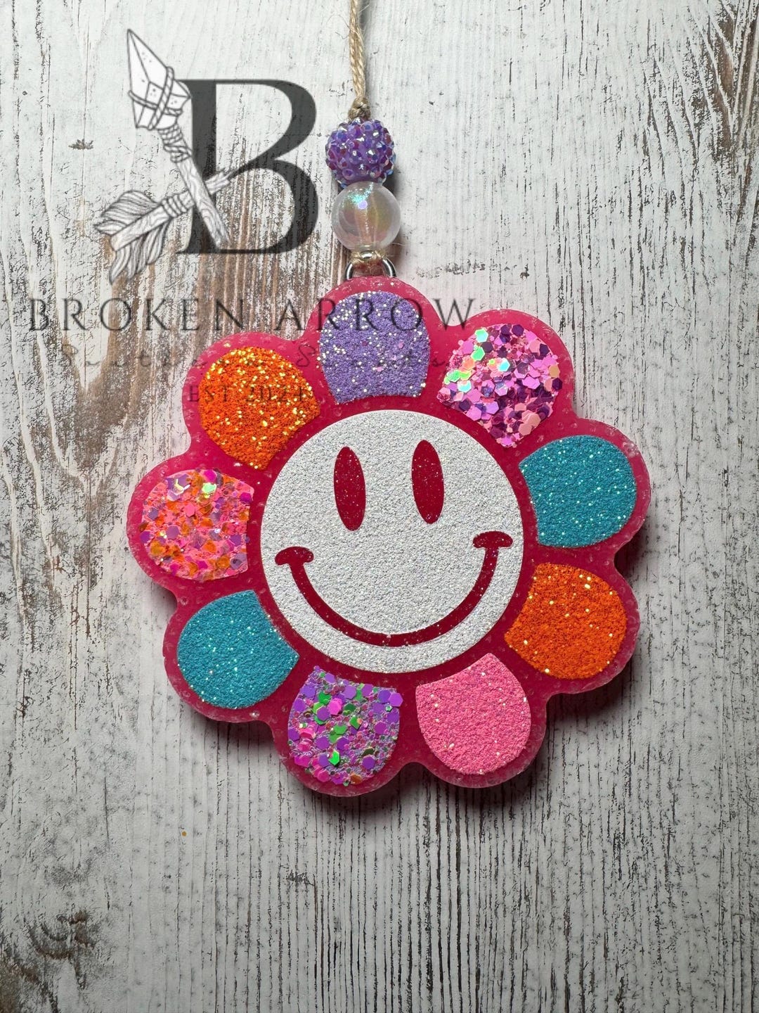Daisy Freshie, Flower Freshie, Smiley Face Freshie, Car Freshie - Etsy