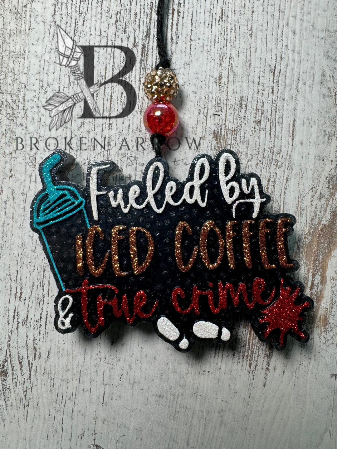 Iced Coffee True Crime Freshie, Coffee Freshie, True Crime Freshie, Car ...