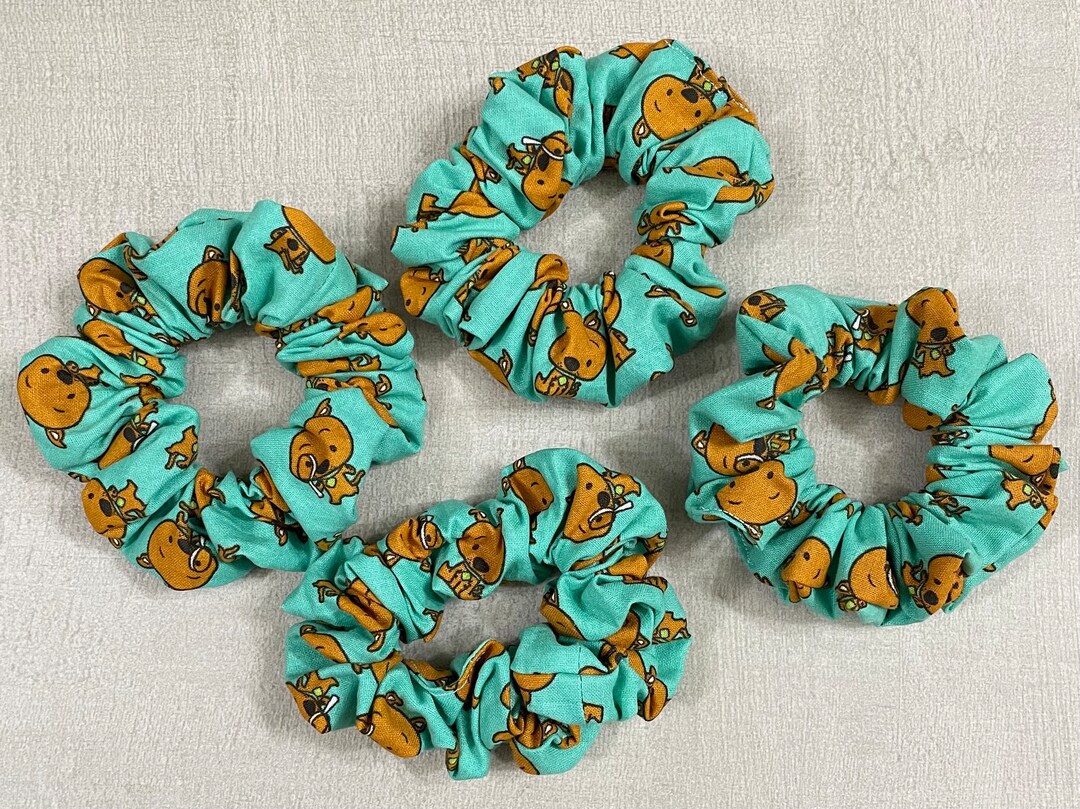 Mystery Dog Cartoon Scrunchie Cartoon Hair Tie, Elastic - Etsy