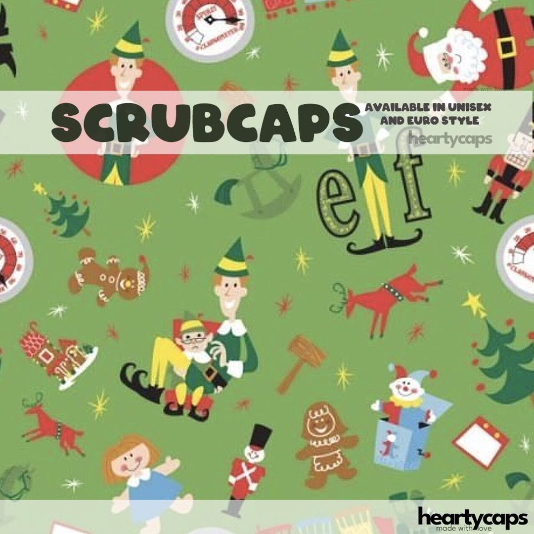 Christmas Movie Cartoon Santa Elf Euro and Unisex Style, Adjustable ...