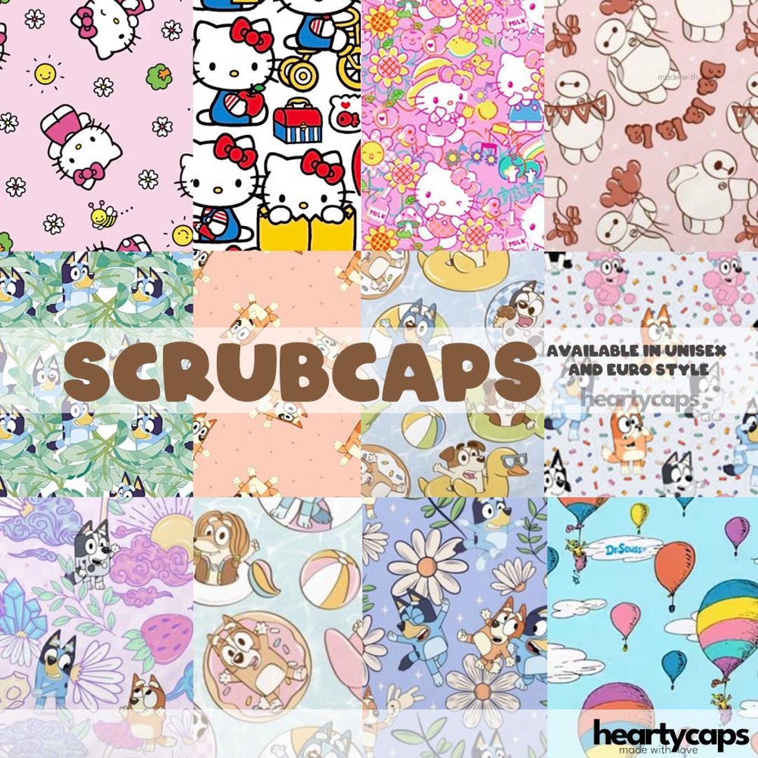 Variety Cartoons TV Shows Movies Pediatric Euro & Unisex Style ...