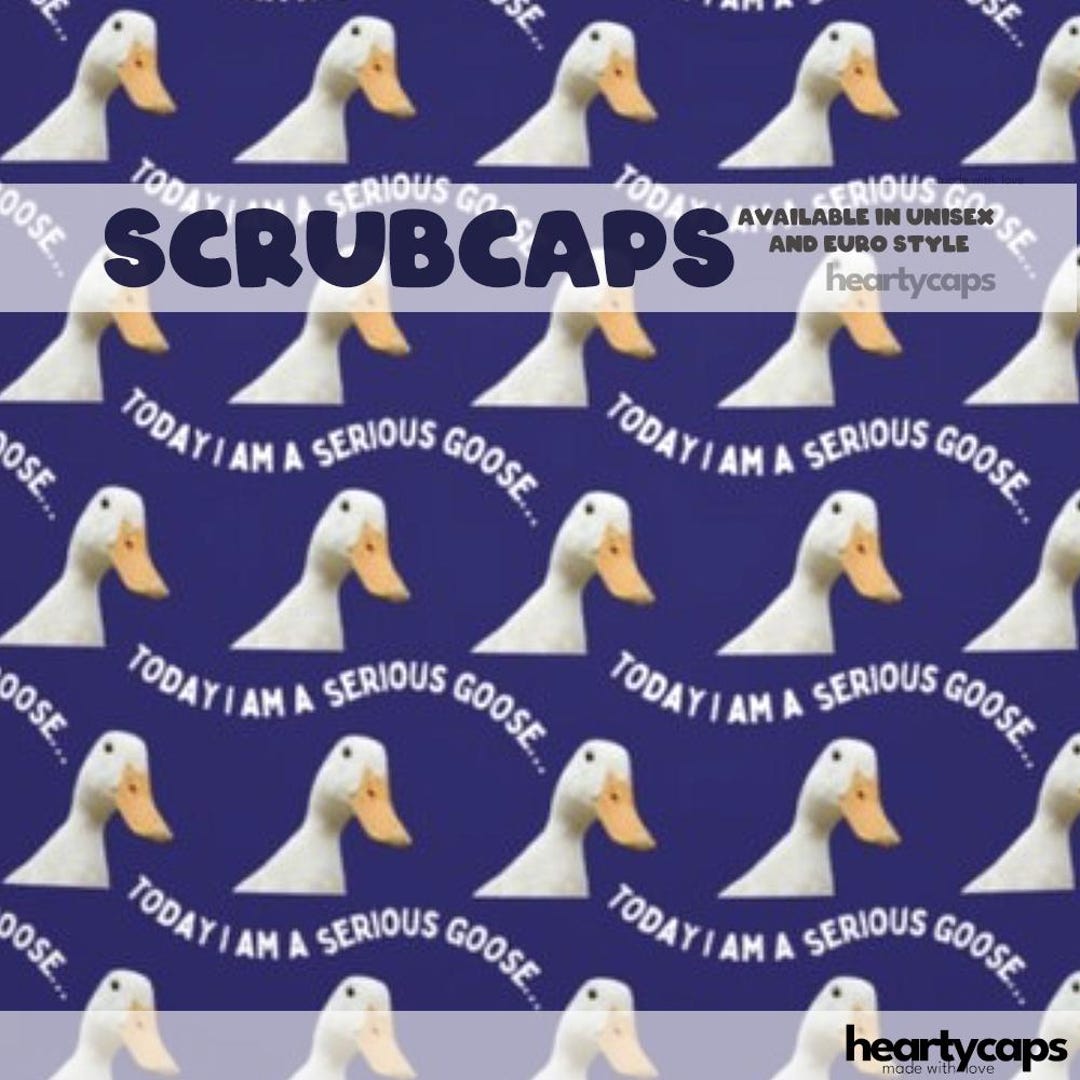 Today I Am a Serious Goose Meme Funny Euro Unisex Style, Adjustable ...
