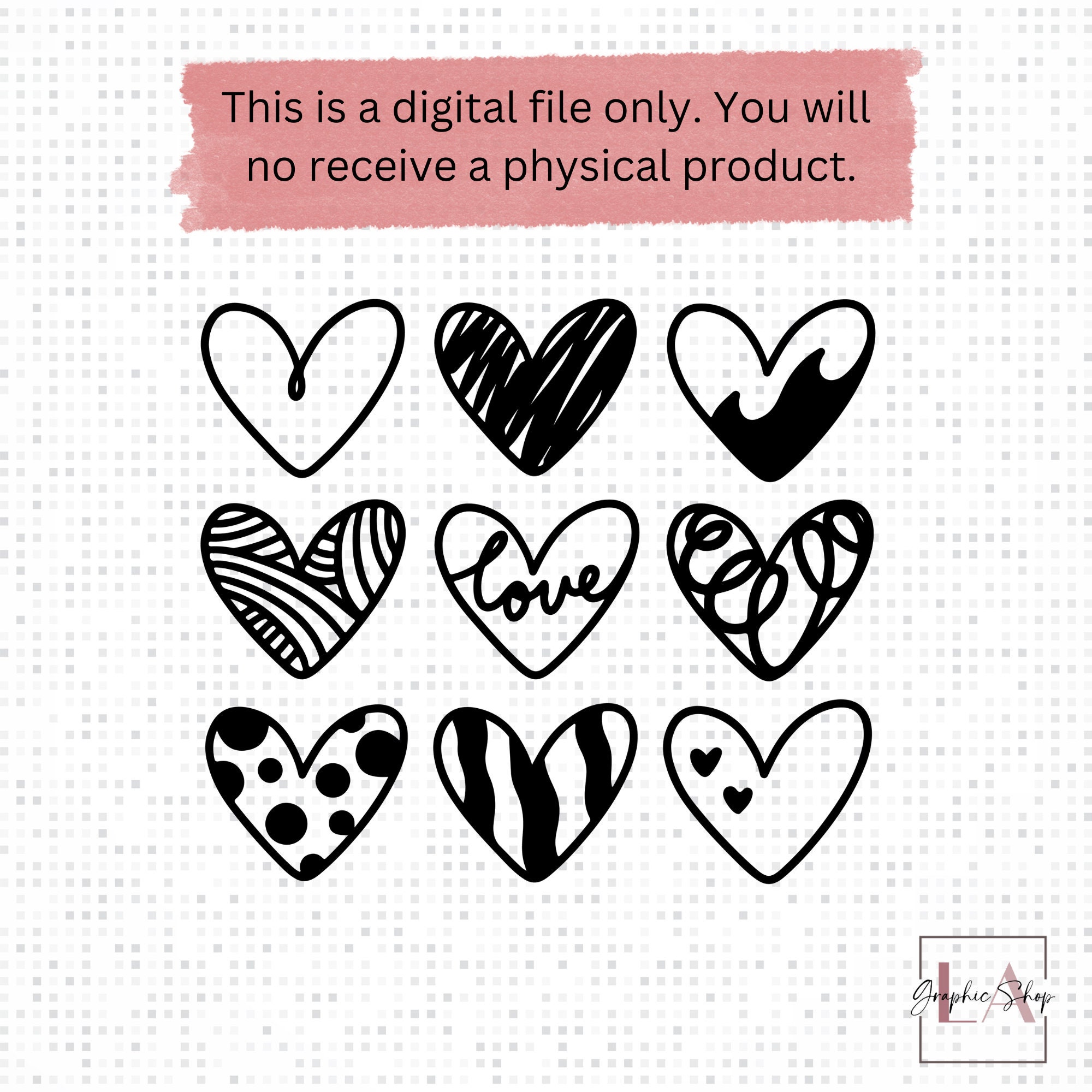 Nine Hearts Shirt, Nine Hearts Svg, Hearts PDF, Hearts PNG, Valentine's ...