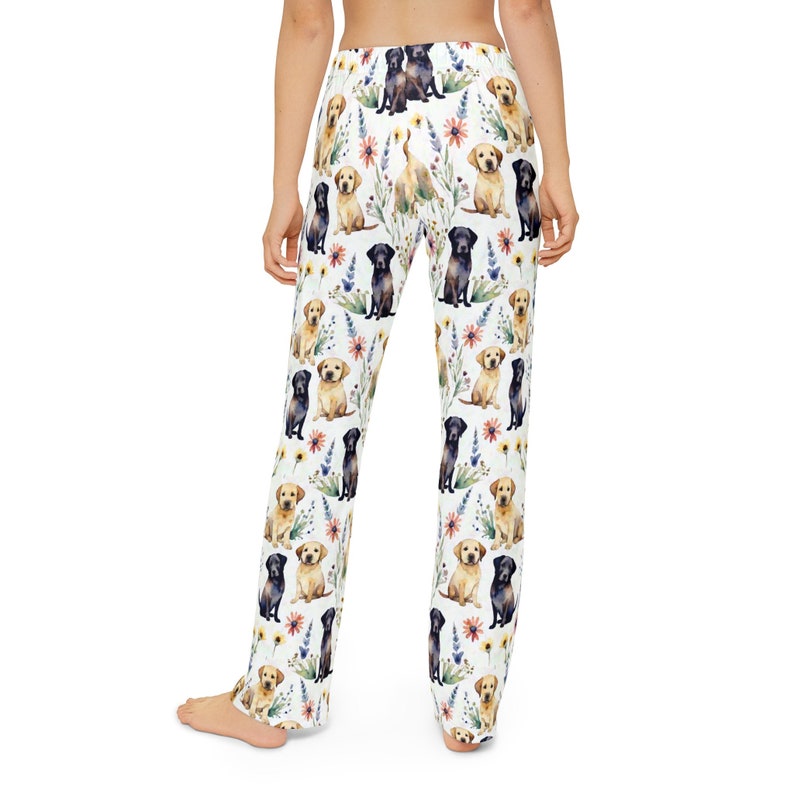 Labrador Print Kids Pajama Pants, Sleep Lounge Wear, Pj Bottoms, Family ...