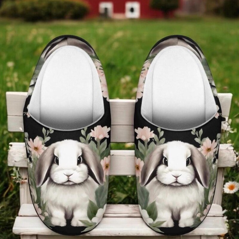 Rabbit Slippers - Etsy