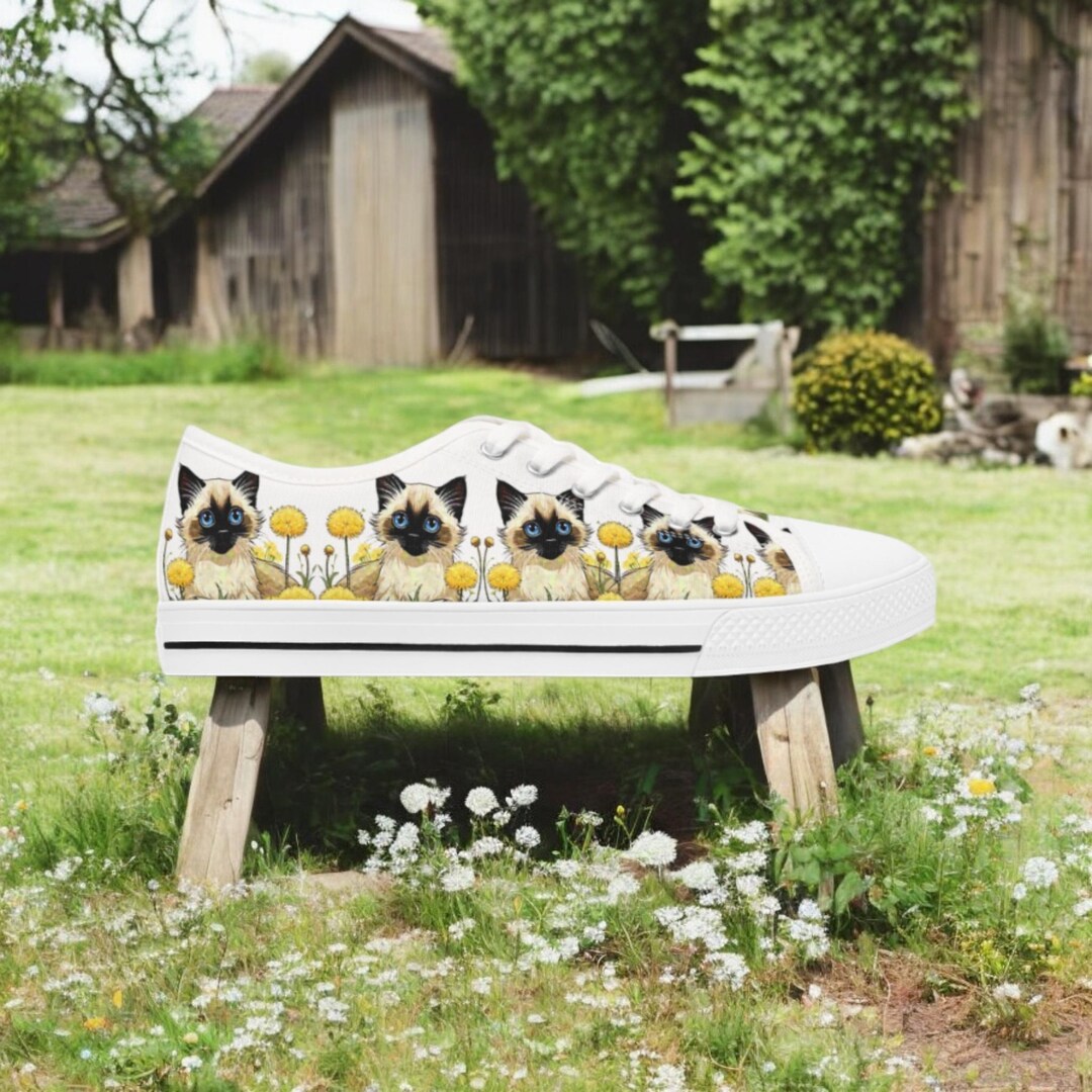 Balinese Long Haired Siamese Kitten Origional Artist Cat Design Women's ...