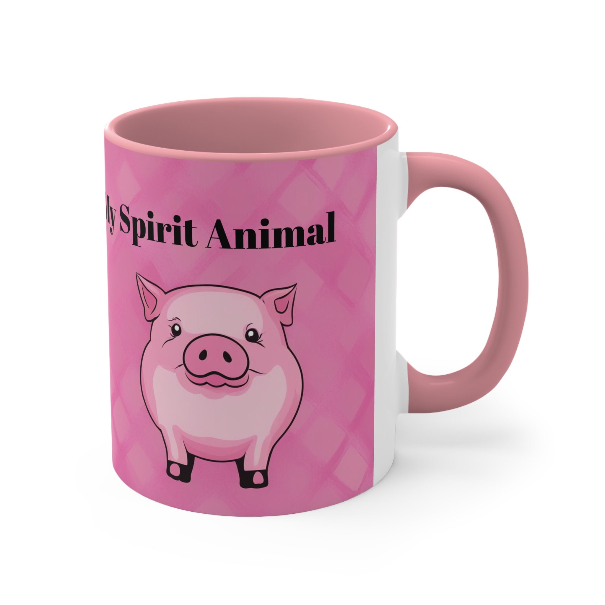 My Spirit Animal IS A Pig Accent Coffee Mug, 11oz, Pig Mug, Pig Coffee ...