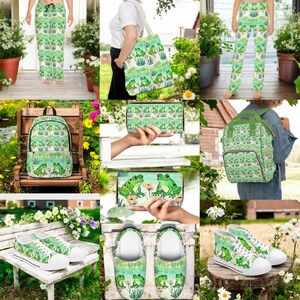 Frog Women's Sneakers, Bullfrog Artwork Design, Cute High Top Shoes ...