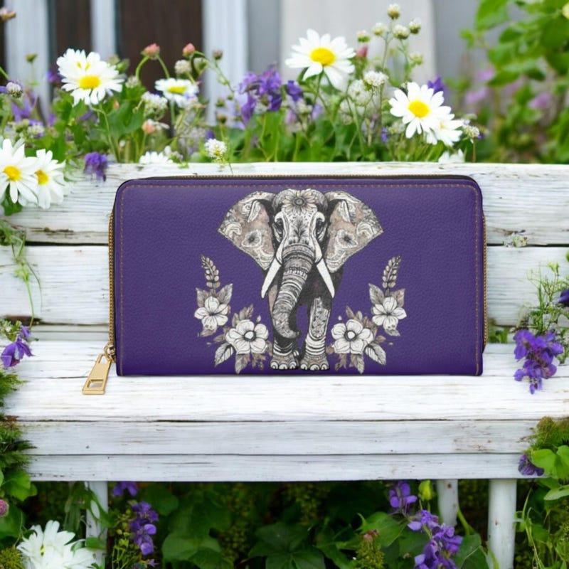 Elephant Wallet - Etsy