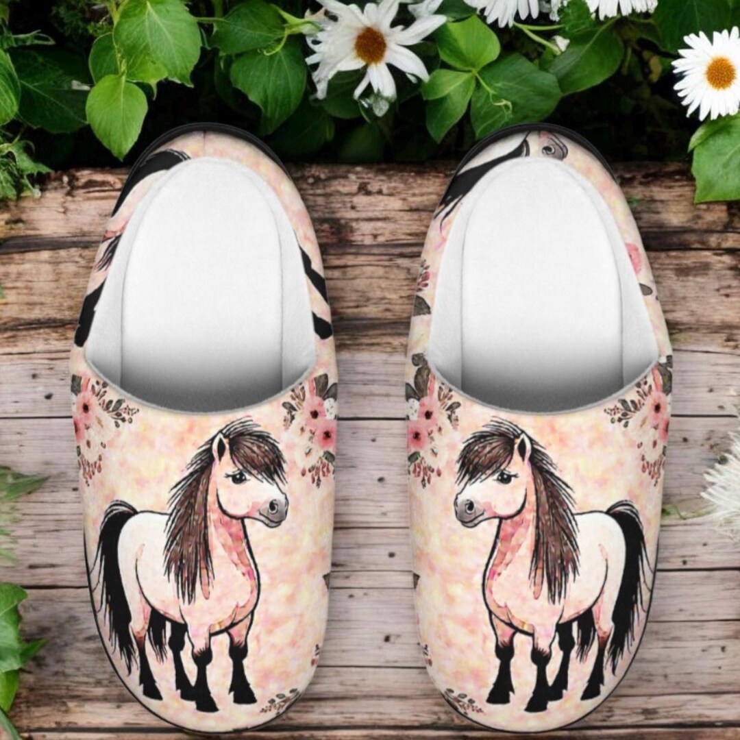 My Little Pony Custom Artwork Women's Cute Comfy Artful Indoor Slippers ...