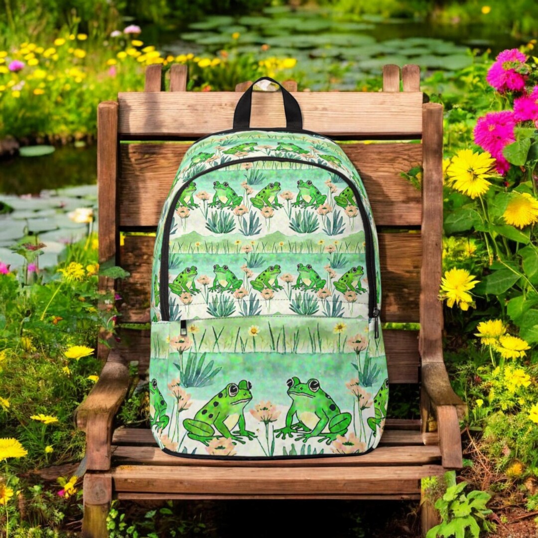 Watercolor Bullfrogs Origional Artist Design Womens Girls Kids Full ...