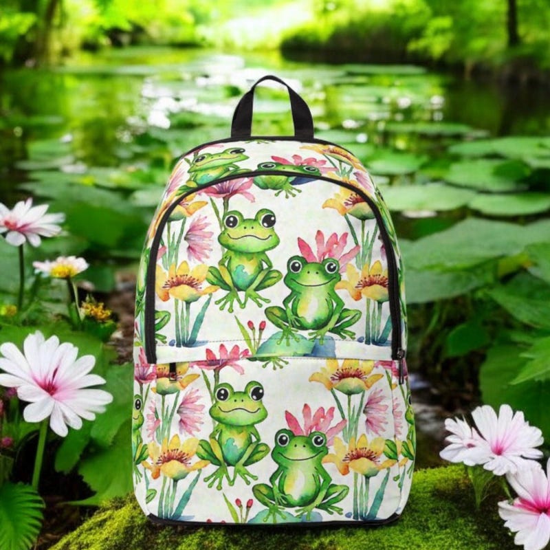 Frog Backpack - Etsy