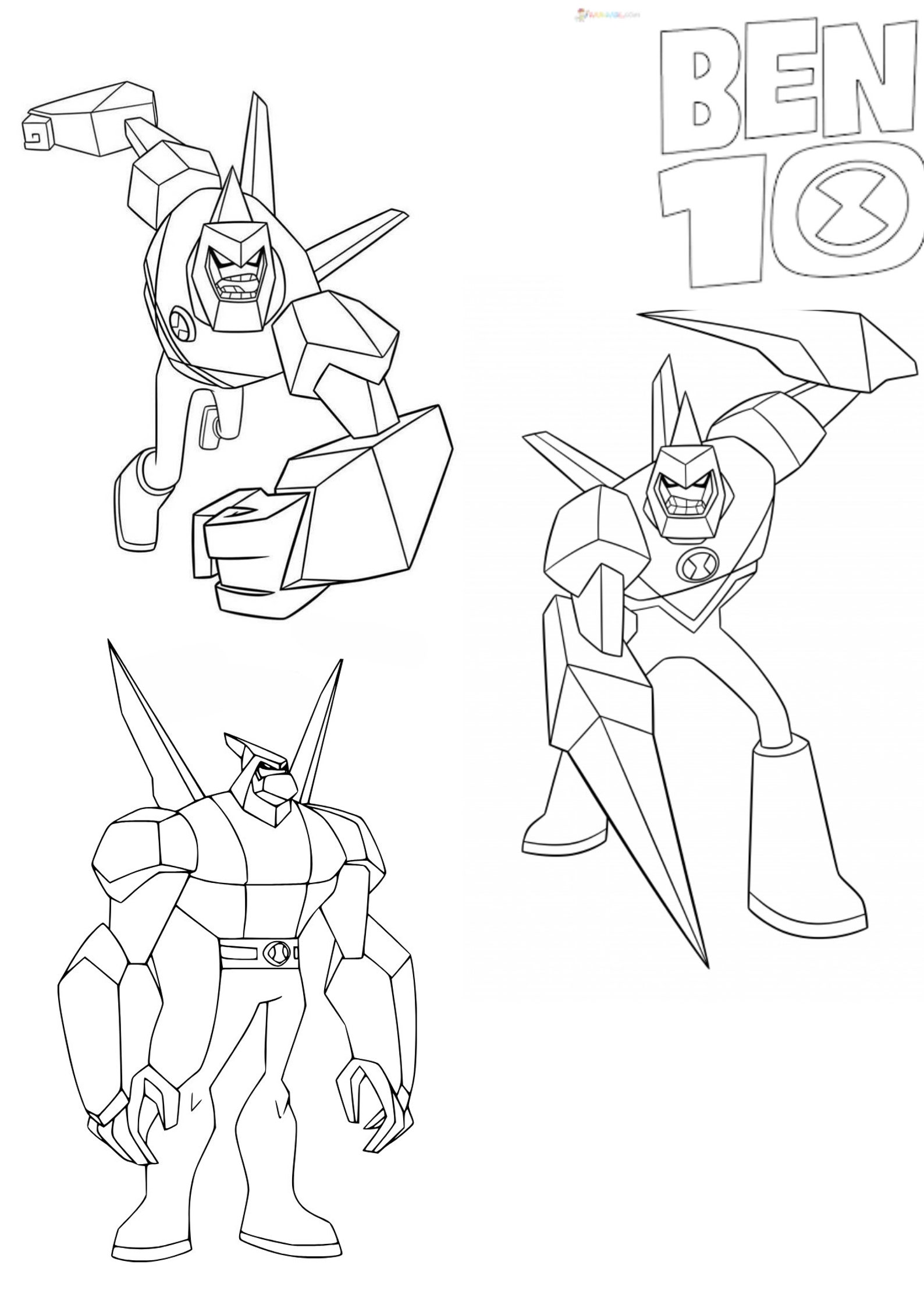 Ben 10 Classic Coloring Book - Etsy