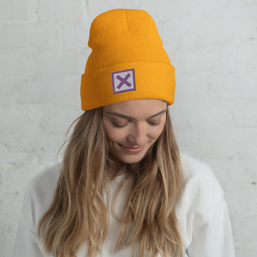 Valorant Killjoy KJ Cosplay Cinematic Yellow Embroidered Cuffed Beanie ...