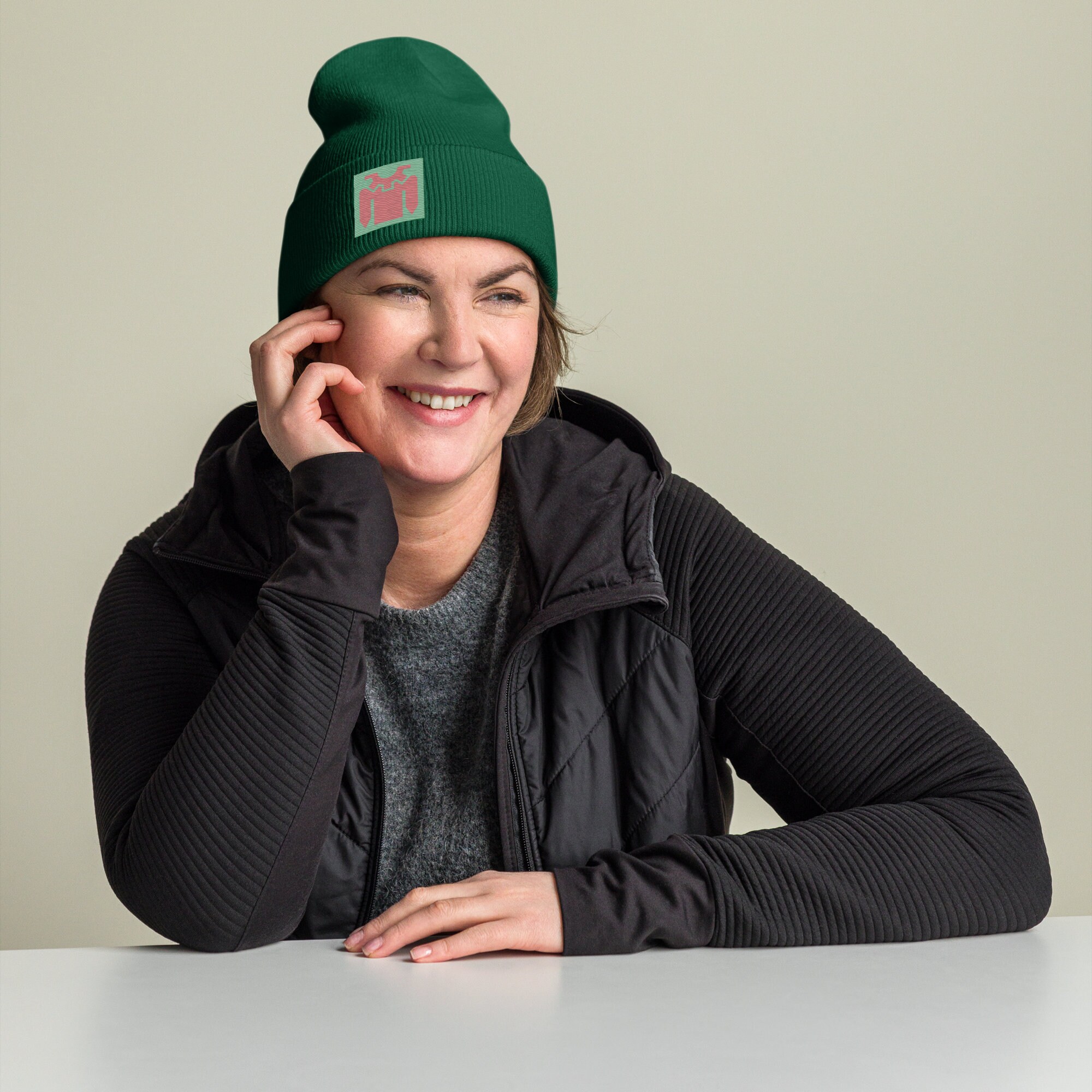 Valorant Killjoy KJ Cosplay Green Embroidered Cuffed Beanie - Etsy