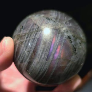 Rainbow Labradorite Sphere 56.5mm Transformation Stone Crystal Healing ...