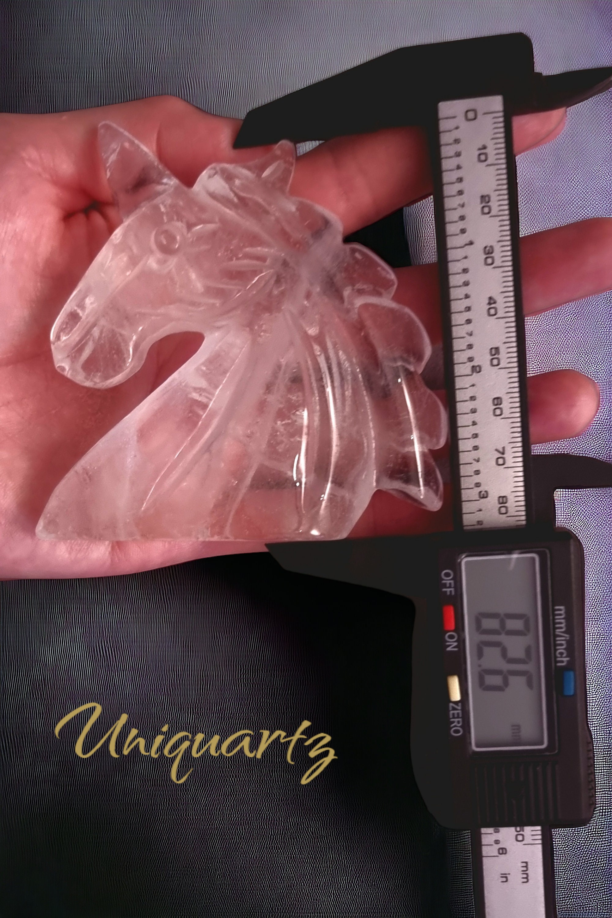 Magical Clear Quartz Unicorn Energy Amplifier Wisdom & Purity Mythical ...