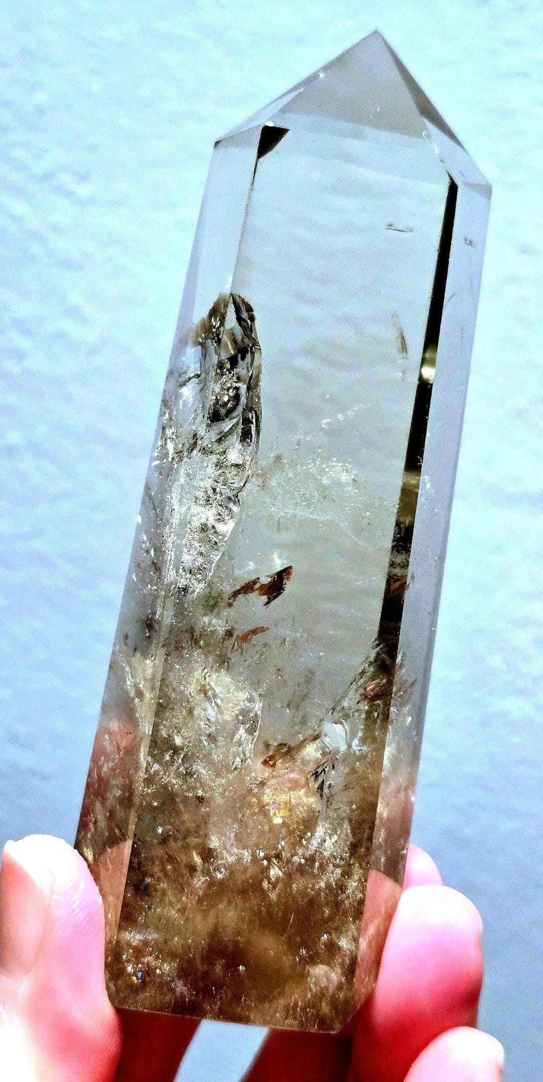 Large Rainbow Citrine Tower | Crystal Decor Wealth & Abundance ...