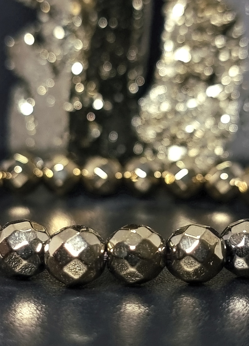 Powerful Wealth Amplifier Pyrite Bracelet | Attract Abundance Success ...