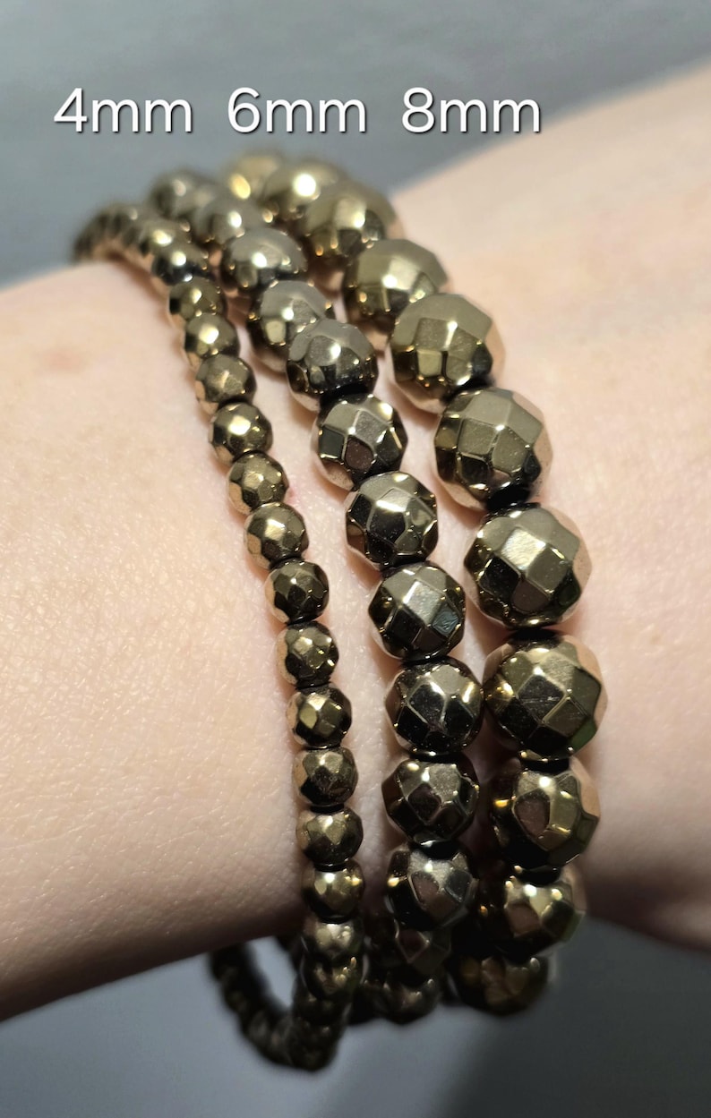 Powerful Wealth Amplifier Pyrite Bracelet | Attract Abundance Success ...