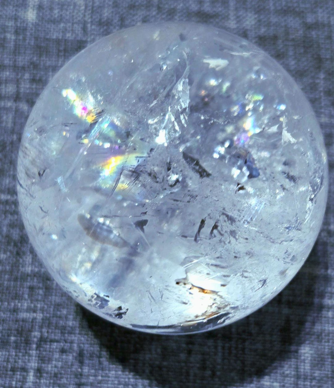 Tibetan Himalayan Quartz Nirvana Quartz Sphere 55mm: High Vibrations ...