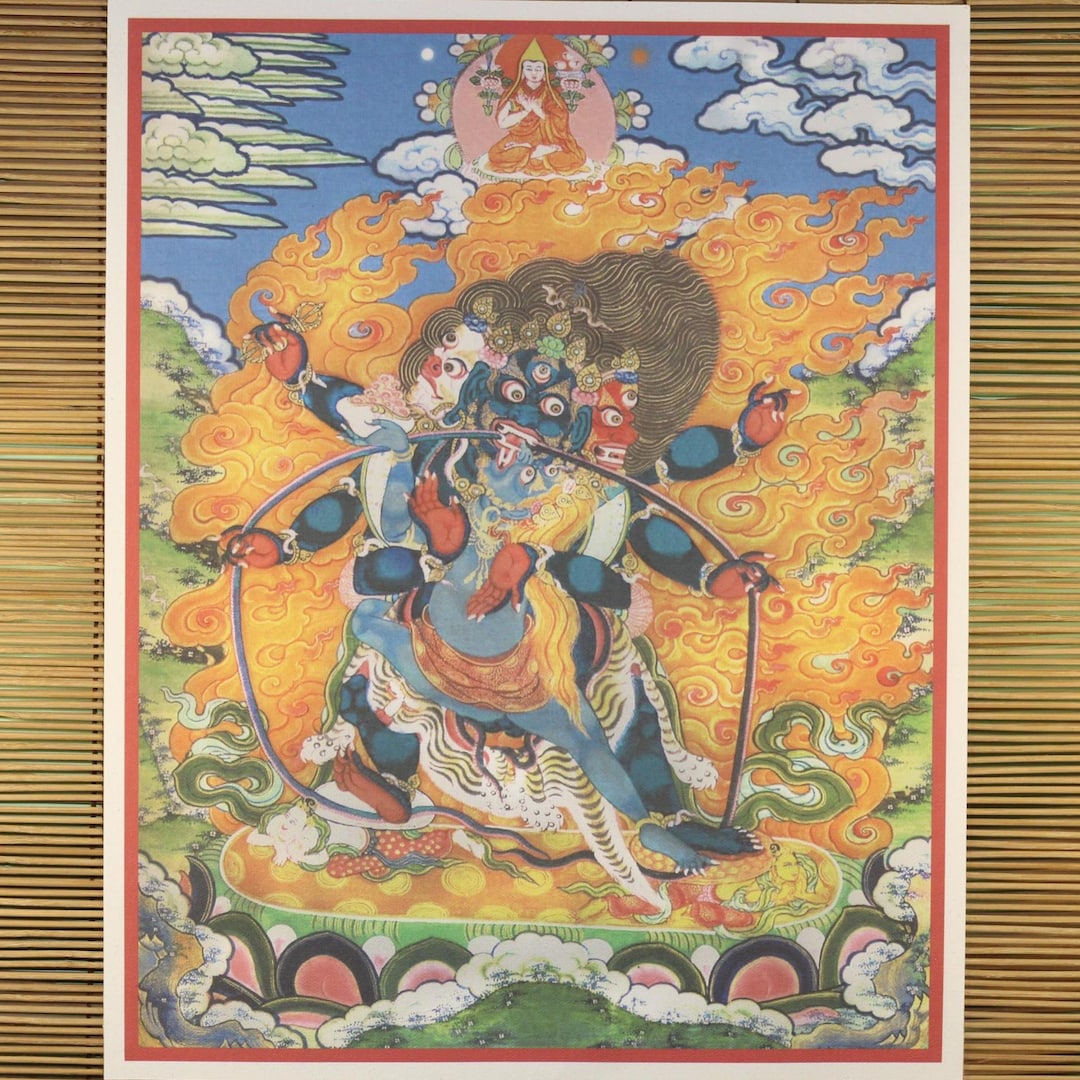 Mahachakra Vajrapani , Tibetan Thangka - Etsy