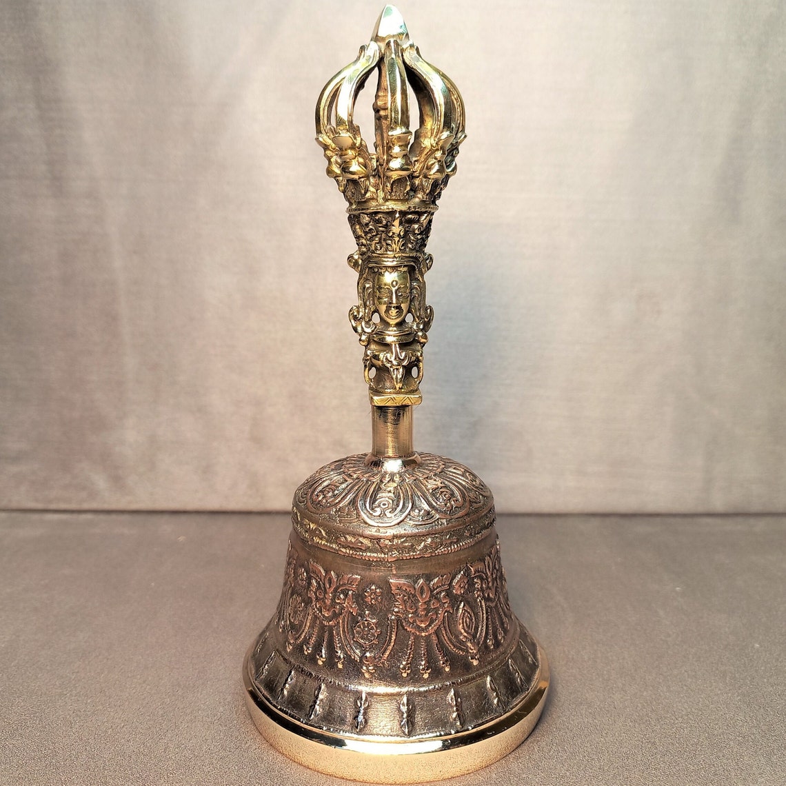 Buddhist Bel 6 Inch, Ghanta Drilbu. - Etsy