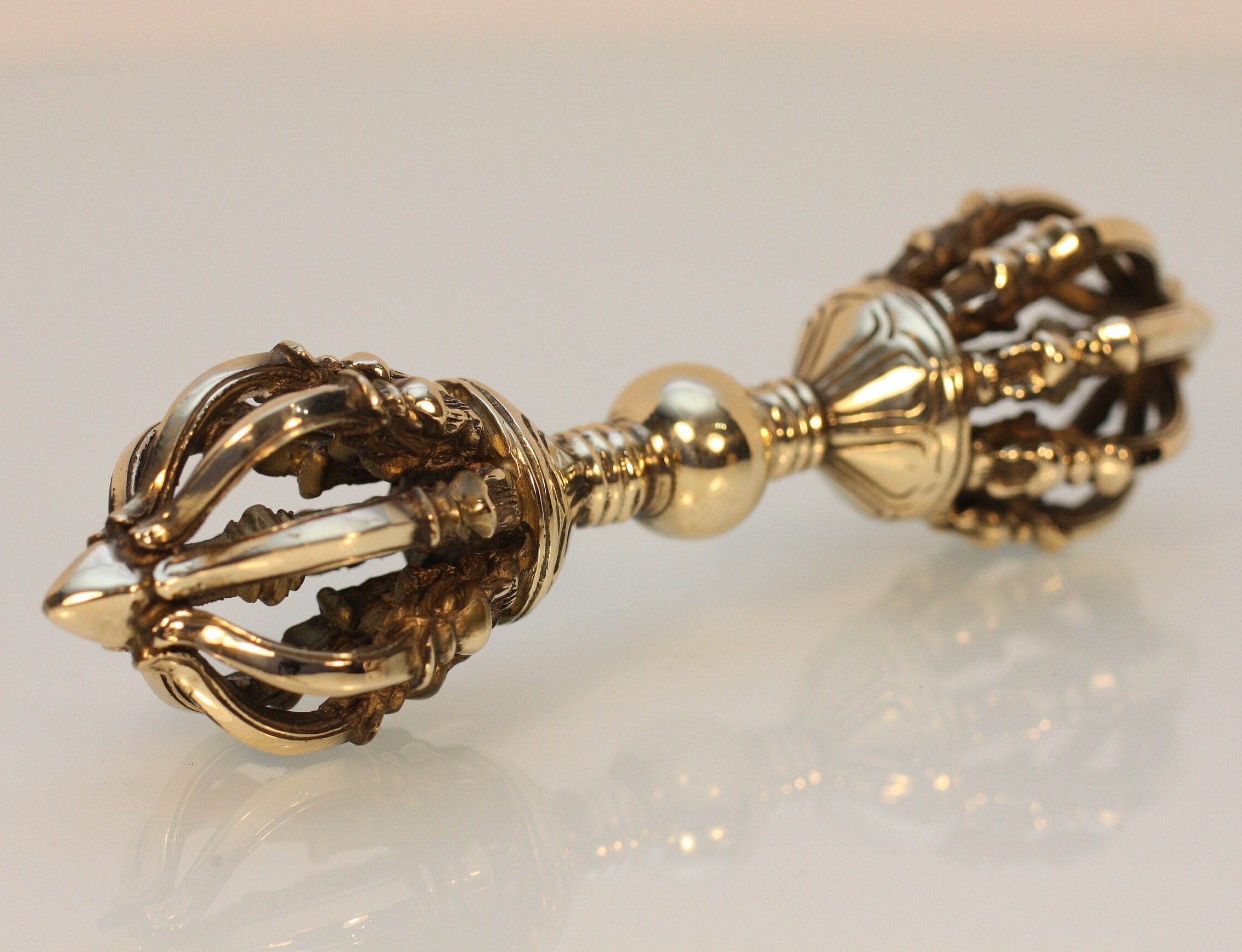 Vajra, Dorje Six Petal Lotus, Buddhist Altar Buddhist Ritual Object - Etsy