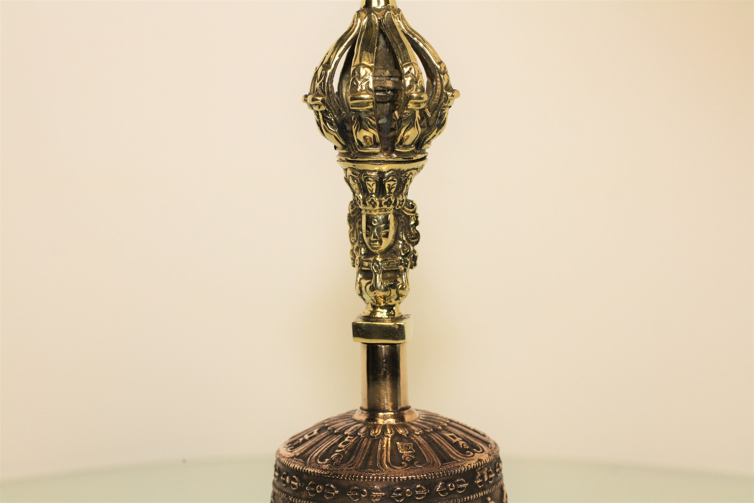 Buddhist Altar. Vajra Six Petal Lotus, Ghanta Kila Dorje Drilbu Phurba ...