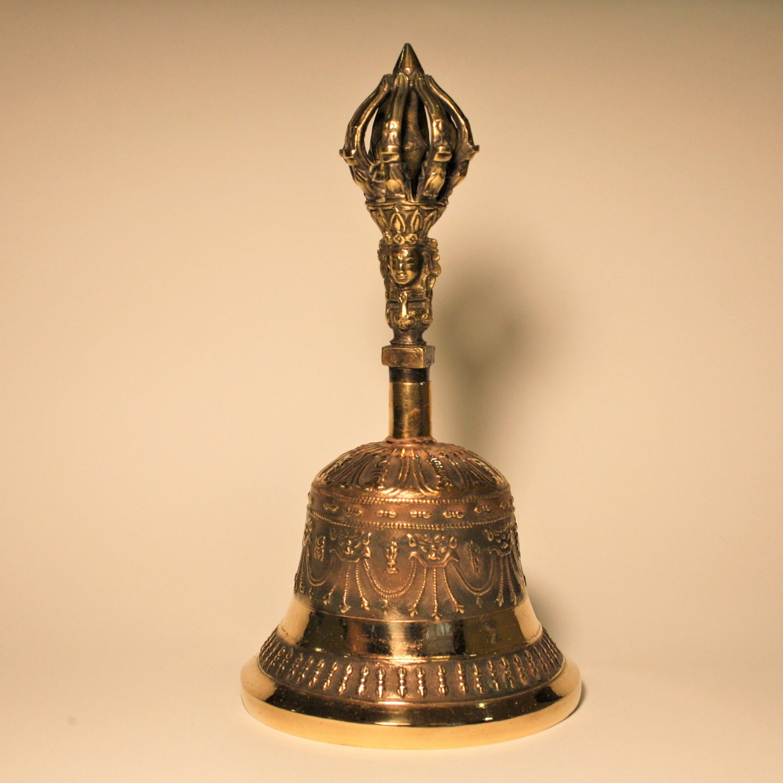 Ritual Bell, Ghanta, Drilbu 7 Inch - Etsy