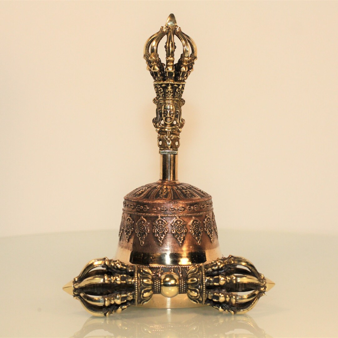 Tibetan Bell 7 Drilbu, Vajra, Ghanta. With Excellent Sound - Etsy
