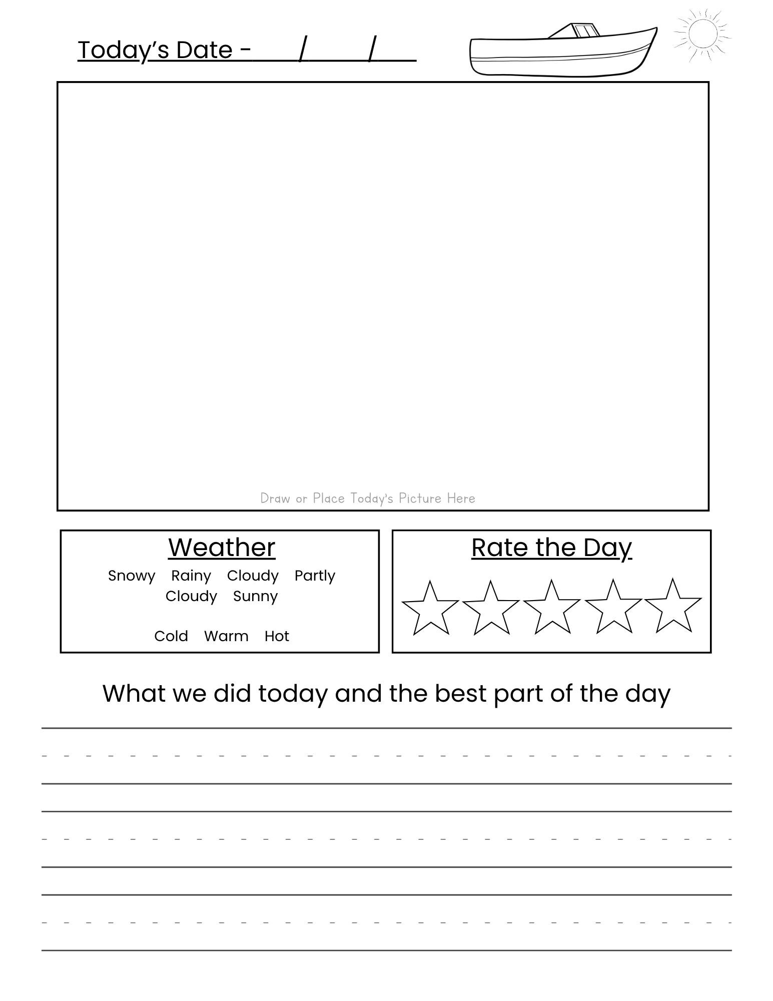 Summer Travel Printable for Kids - Coloring Book, Travel Journal, Games ...