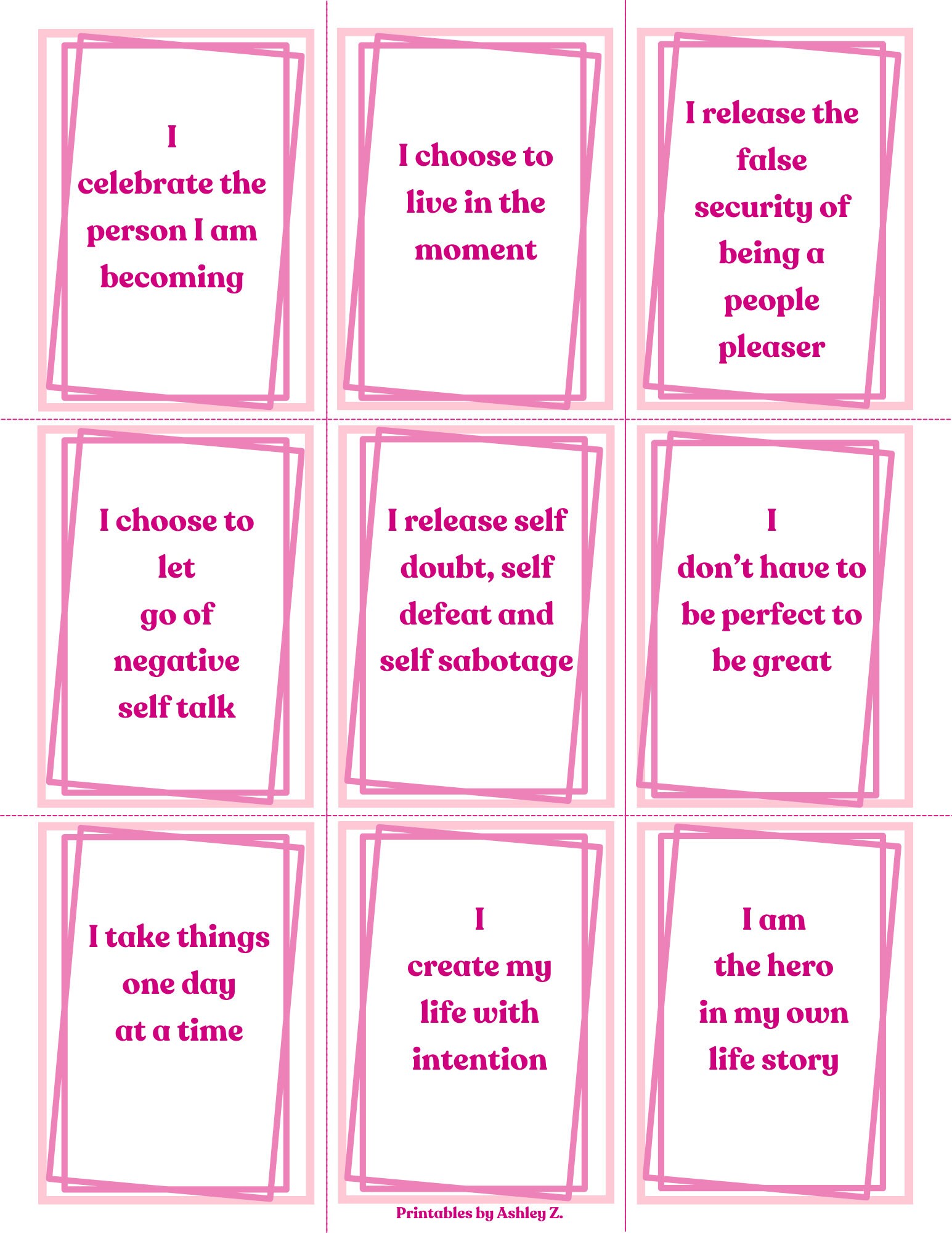 Adult Positive Affirmation Cards - Etsy
