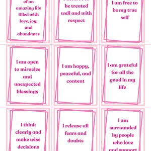 Adult Positive Affirmation Cards - Etsy