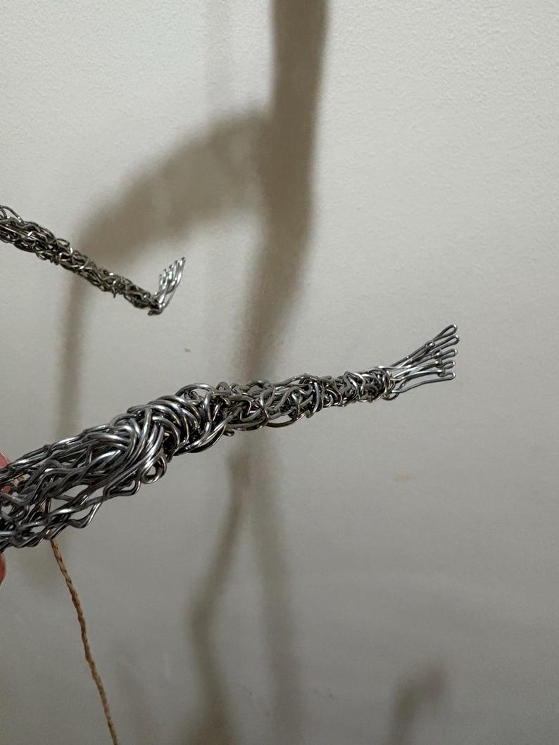 Climbing Man Wire Wall Sculpture, Metal Art Decor, Set of 2 - Etsy