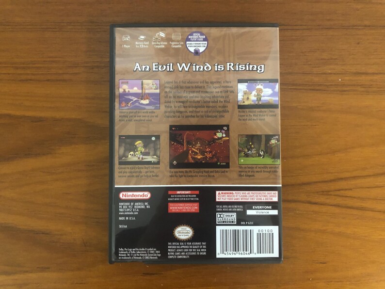 The Legend of Zelda the Wind Waker | Reproduction Case | NTSC ...