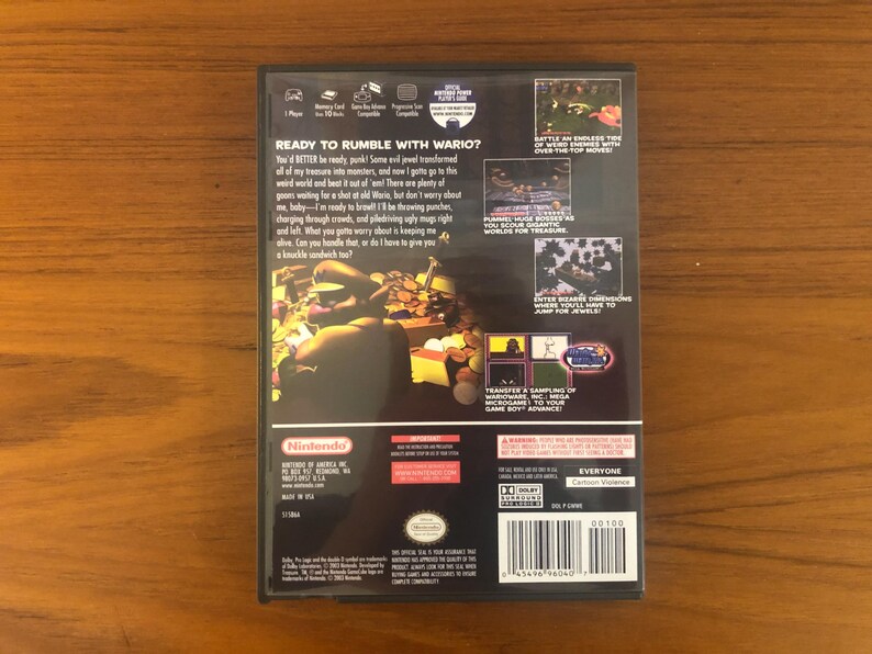 Wario World | Reproduction Case | NTSC | Nintendo Gamecube - Etsy
